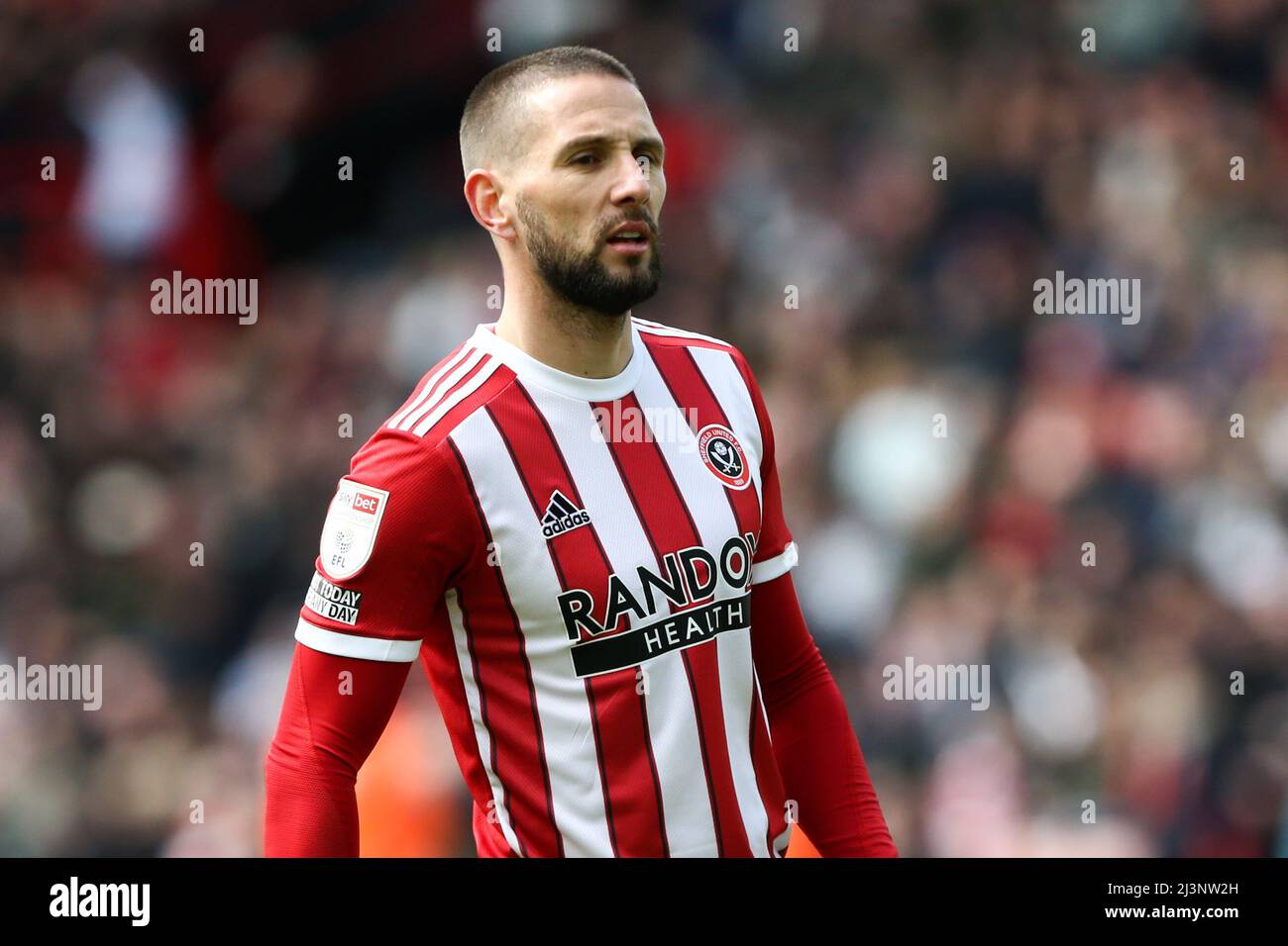 Sheffield, UK. 09th Apr, 2022. Conor Hourihane #24 of Sheffield United ...