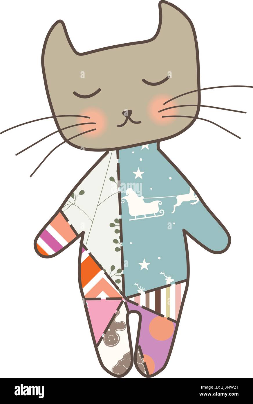 Patchwork embroidery Stock Vector Images - Alamy