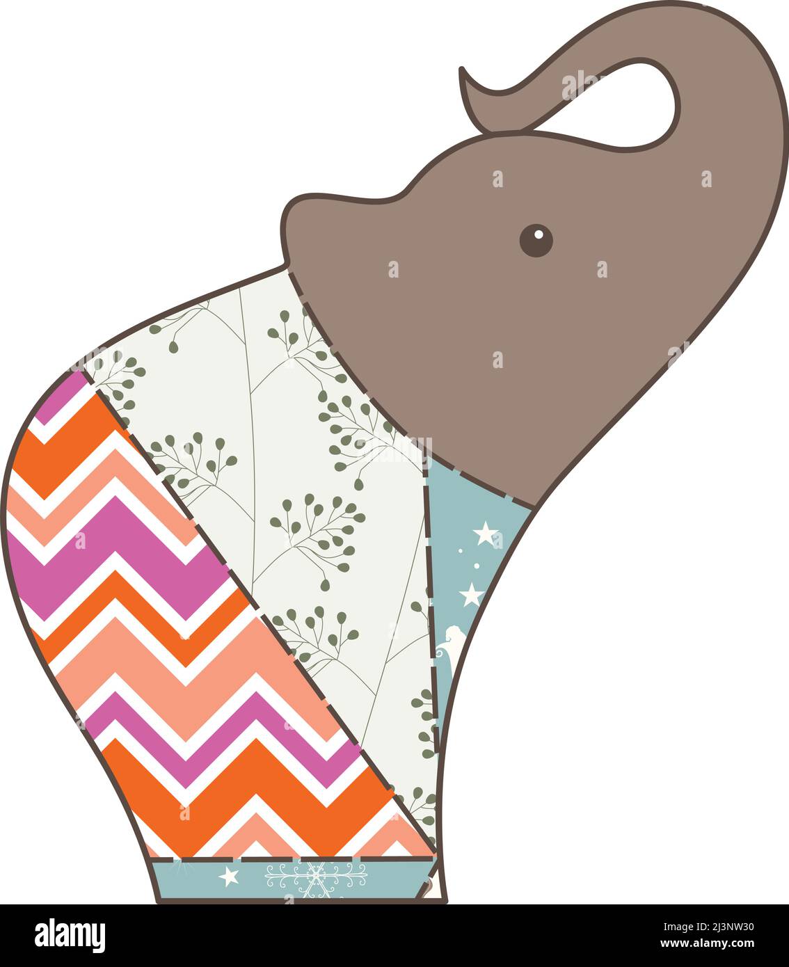 Patchwork quilt geometric Stock Vector Images - Alamy