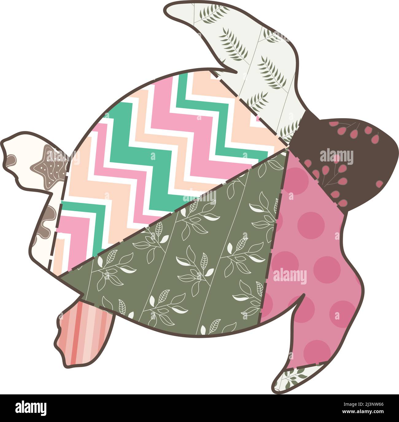 Patchwork toy animal Stock Vector Image & Art - Alamy