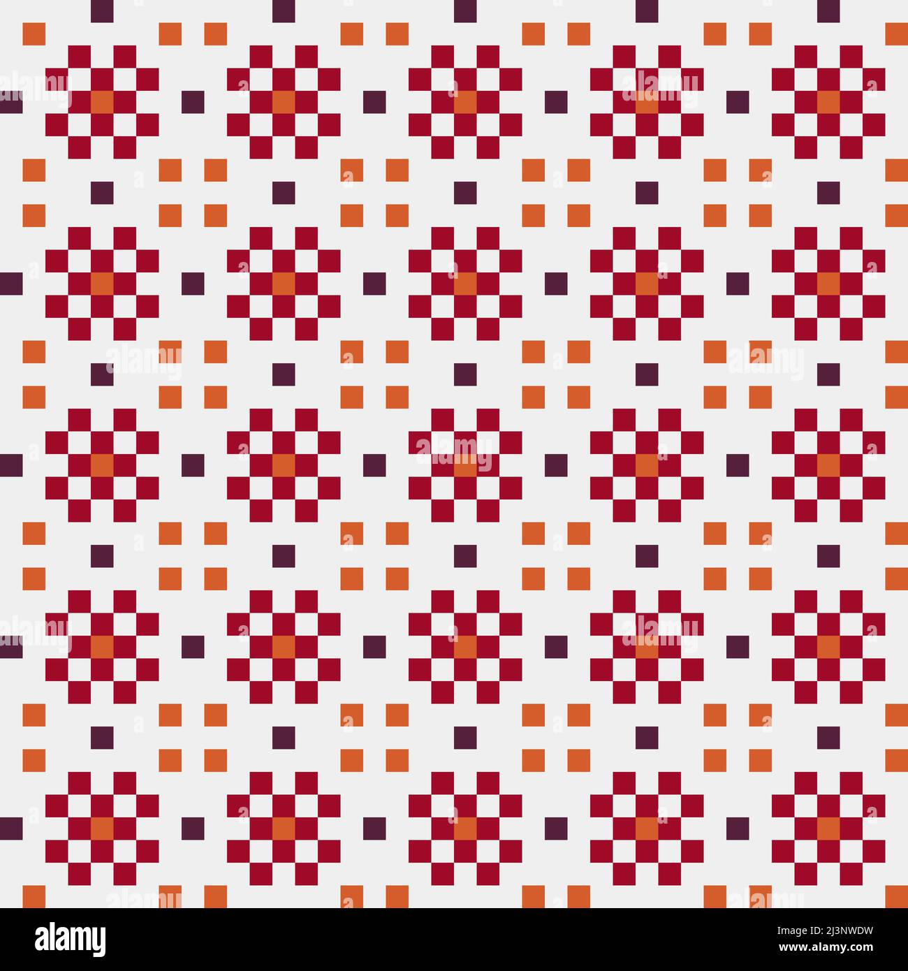 Abstract Cross Pattern Dotted Generative Computational Art Illustration