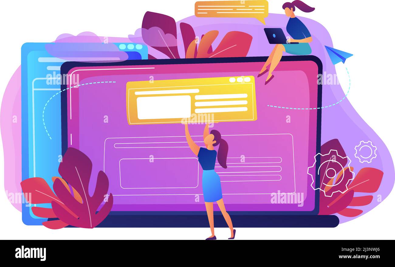 Log in people online Stock Vector Images - Alamy