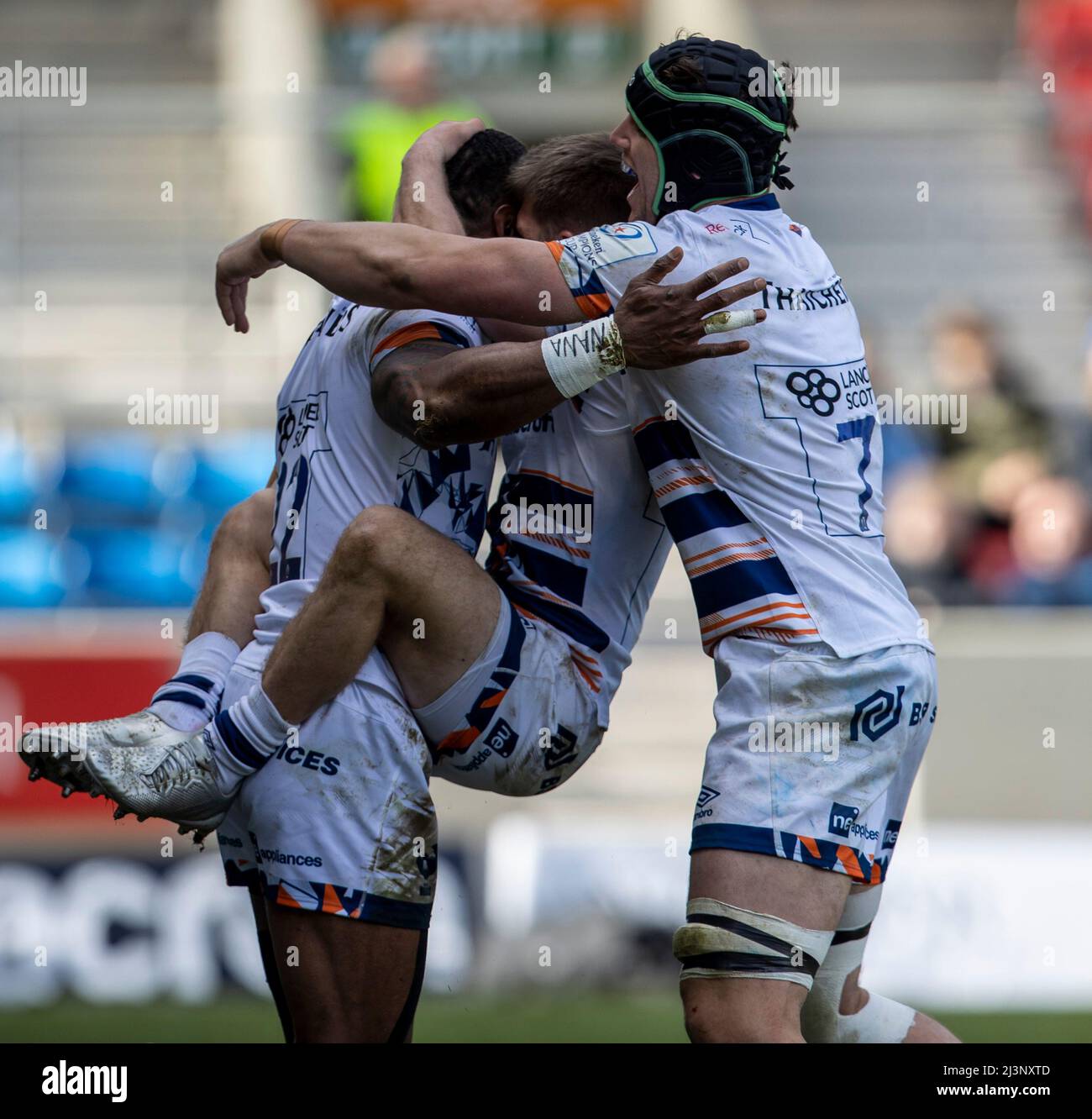 AJ Bell Stadium, Sale, UK. 9th Apr, 2022. European Championship rugby ...