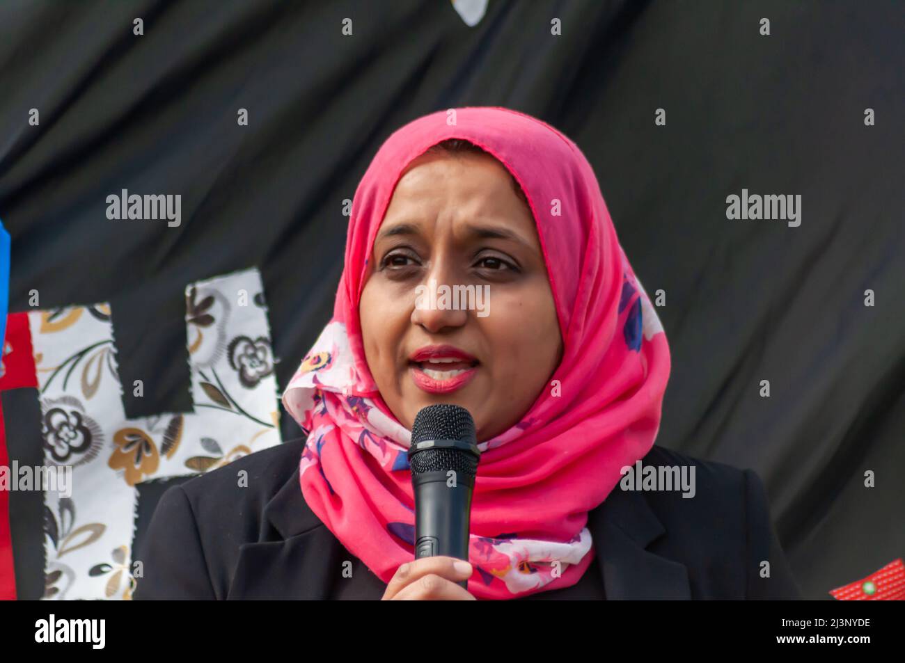 Glasgow, Scotland, UK. 9th April, 2022: Labour Councillor for Southside ...
