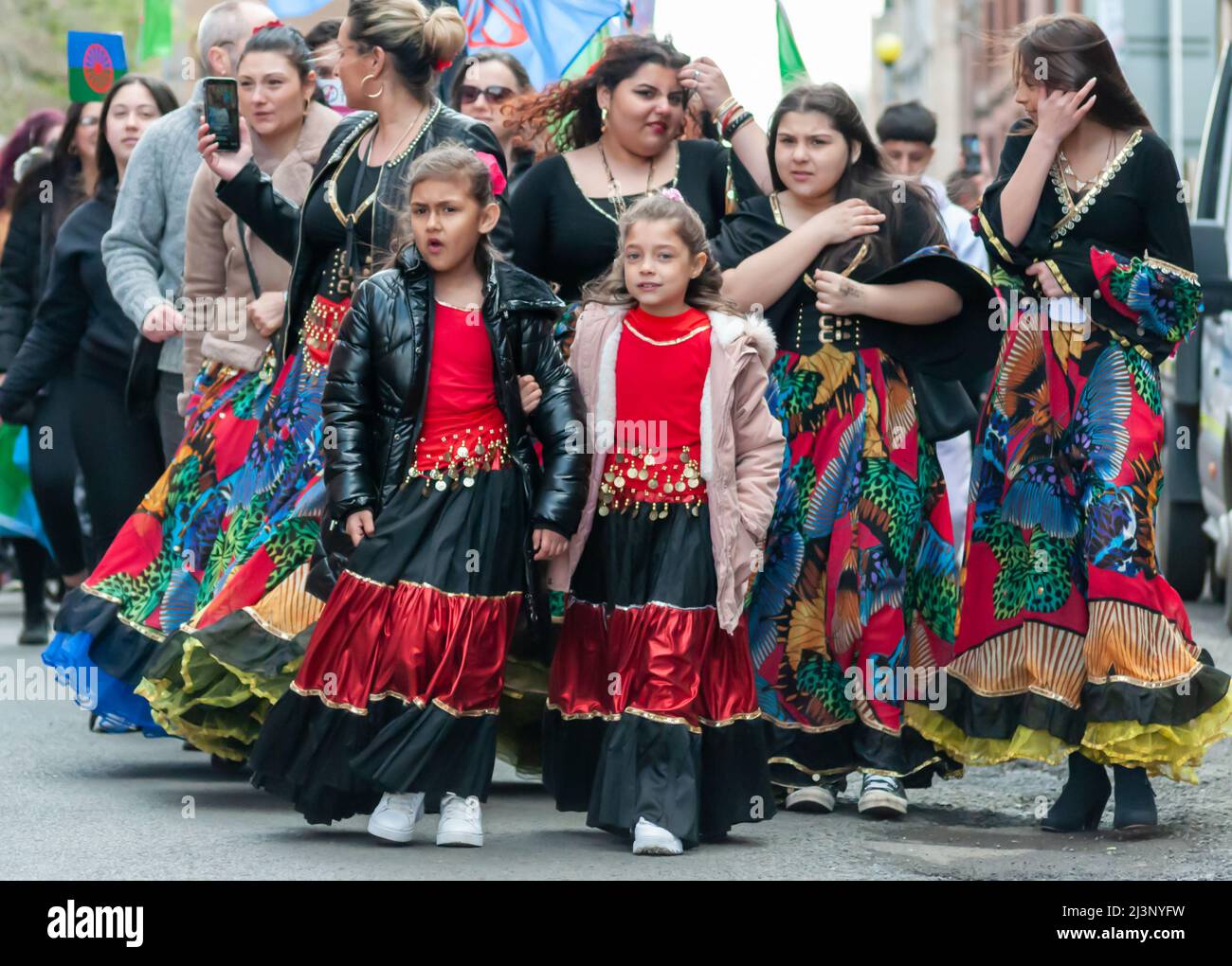 Glasgow, Scotland, UK. 9th April, 2022: The annual International Roma ...