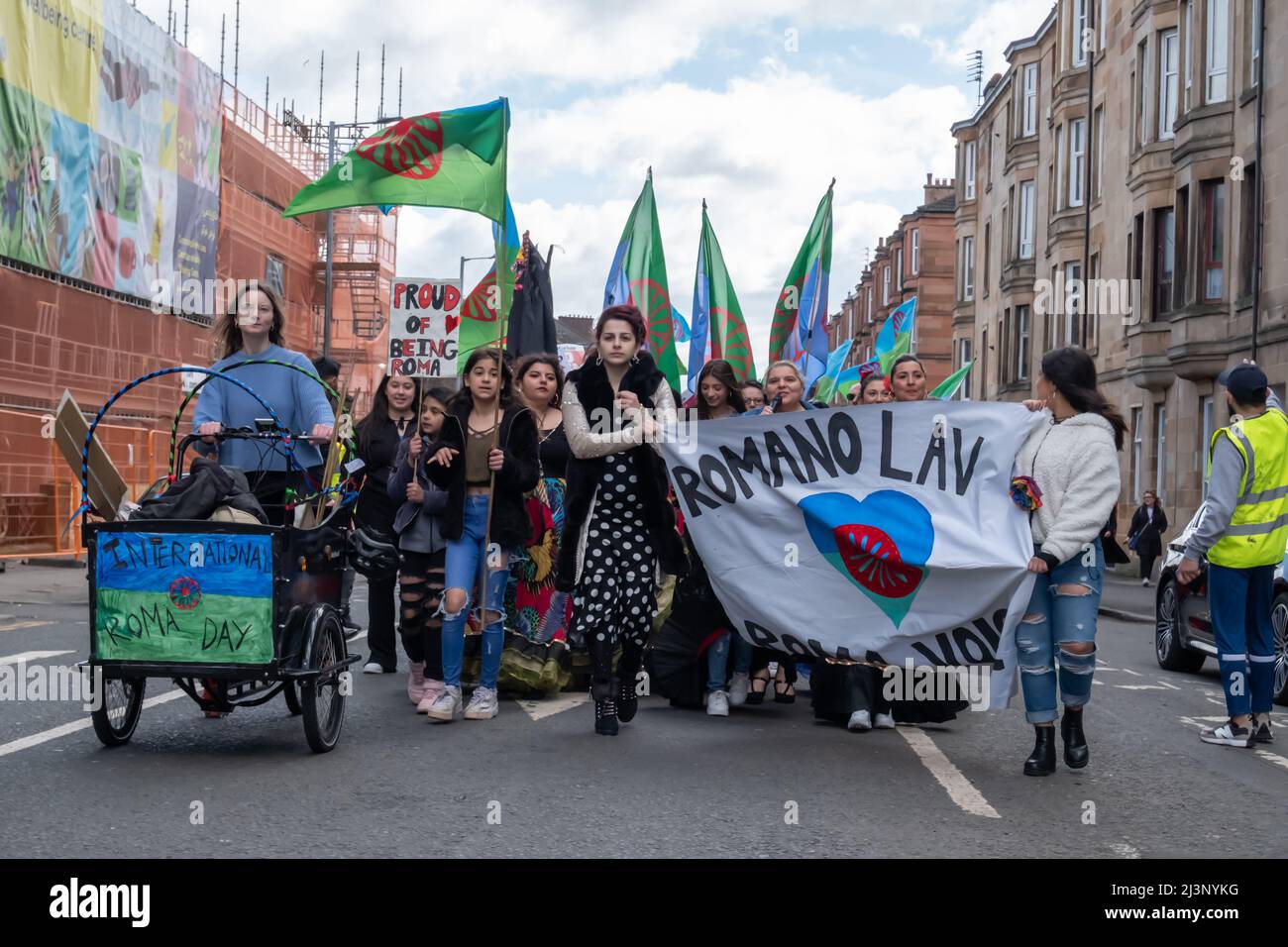 Glasgow, Scotland, UK. 9th April, 2022: The annual International Roma ...