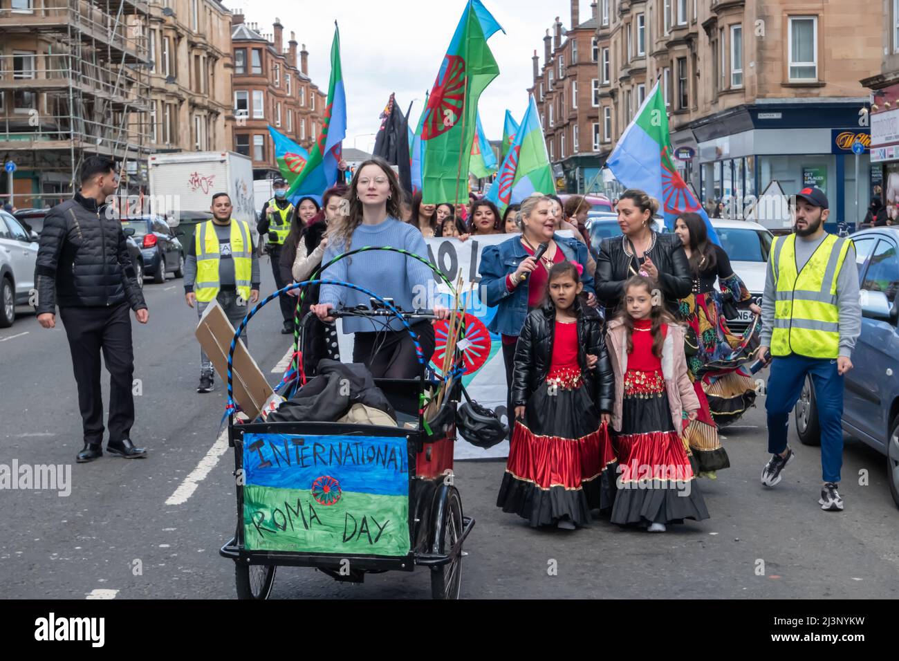 Glasgow, Scotland, UK. 9th April, 2022: The annual International Roma ...