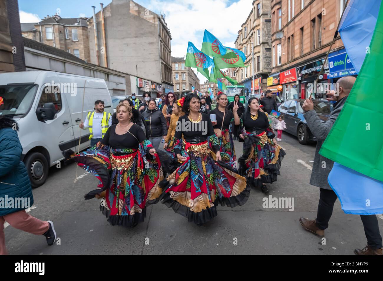 Glasgow, Scotland, UK. 9th April, 2022: The annual International Roma ...