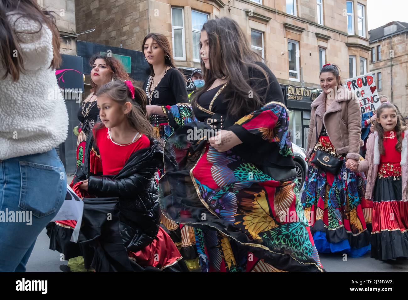 Glasgow, Scotland, UK. 9th April, 2022: The annual International Roma ...