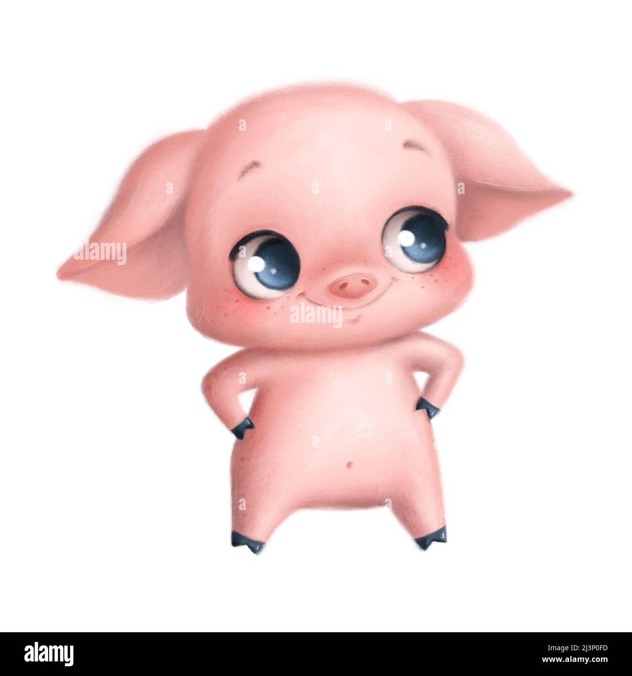 Cute pig cartoon Cut Out Stock Images & Pictures - Alamy