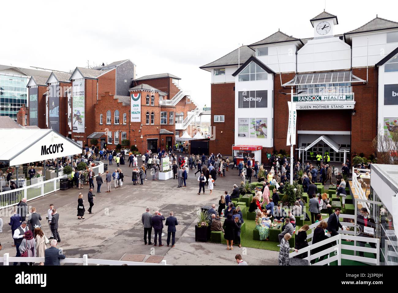 Racegoers during Grand National Day of the Randox Health Grand National ...