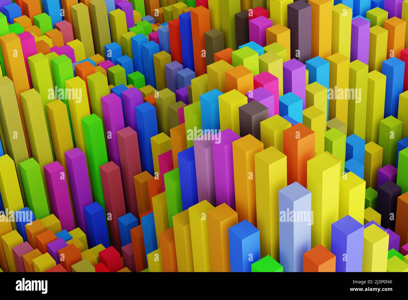 background of colored blocks, cgi render image Stock Photo - Alamy