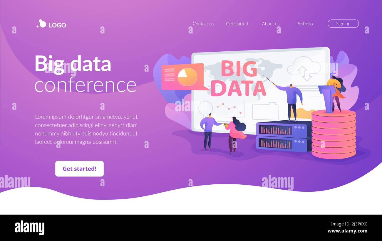 Big data conference, innovative idea presentation, data science meeting ...