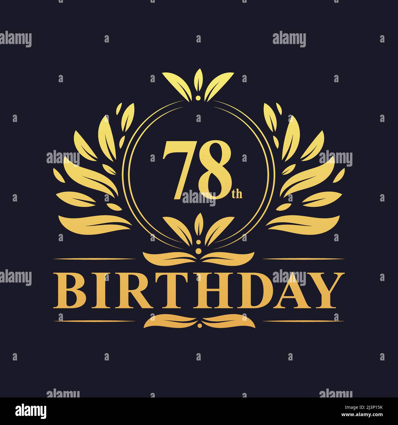 78th Stock Vector Images - Alamy