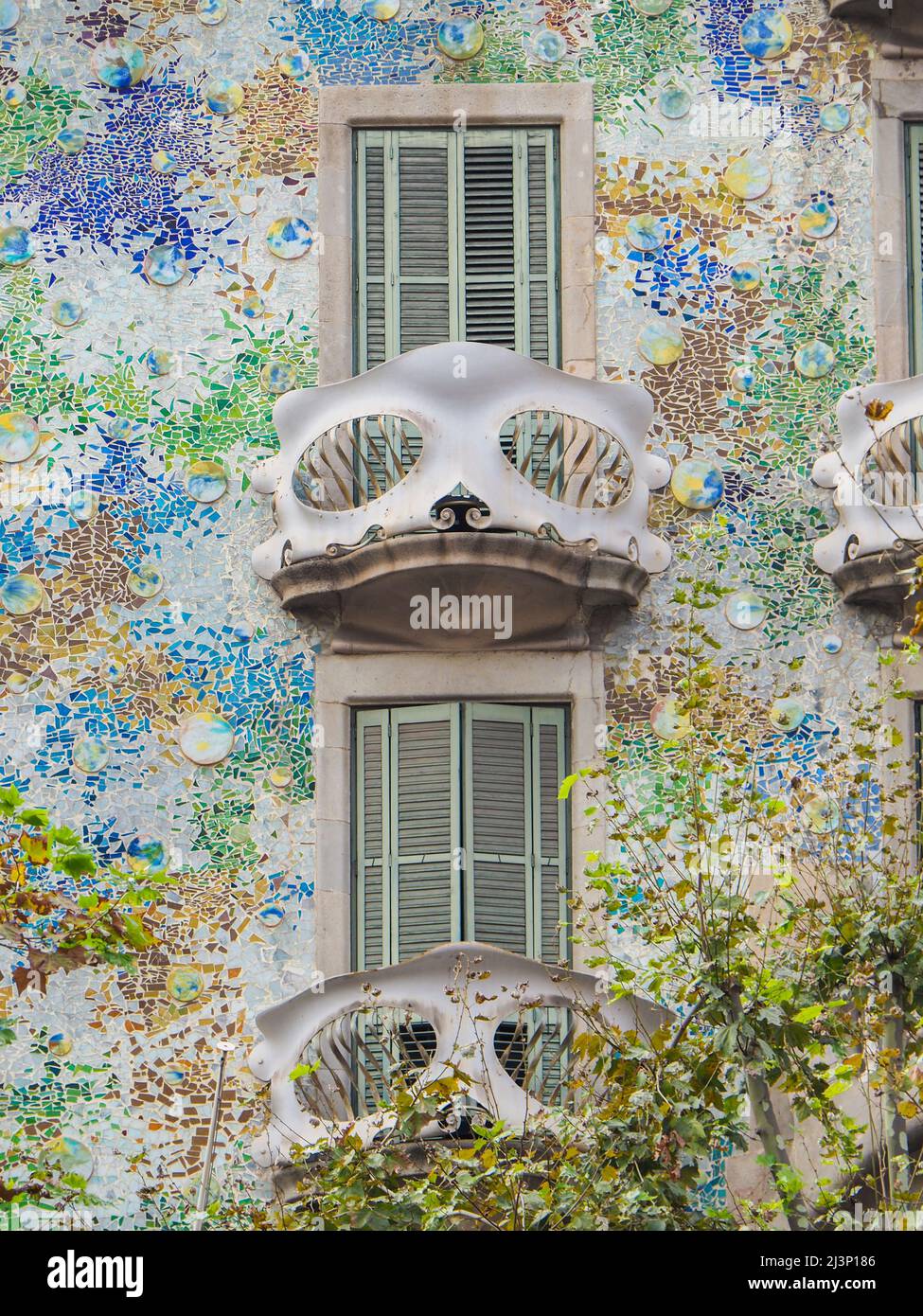 Facade of casa batlo barcelona hi-res stock photography and images - Alamy