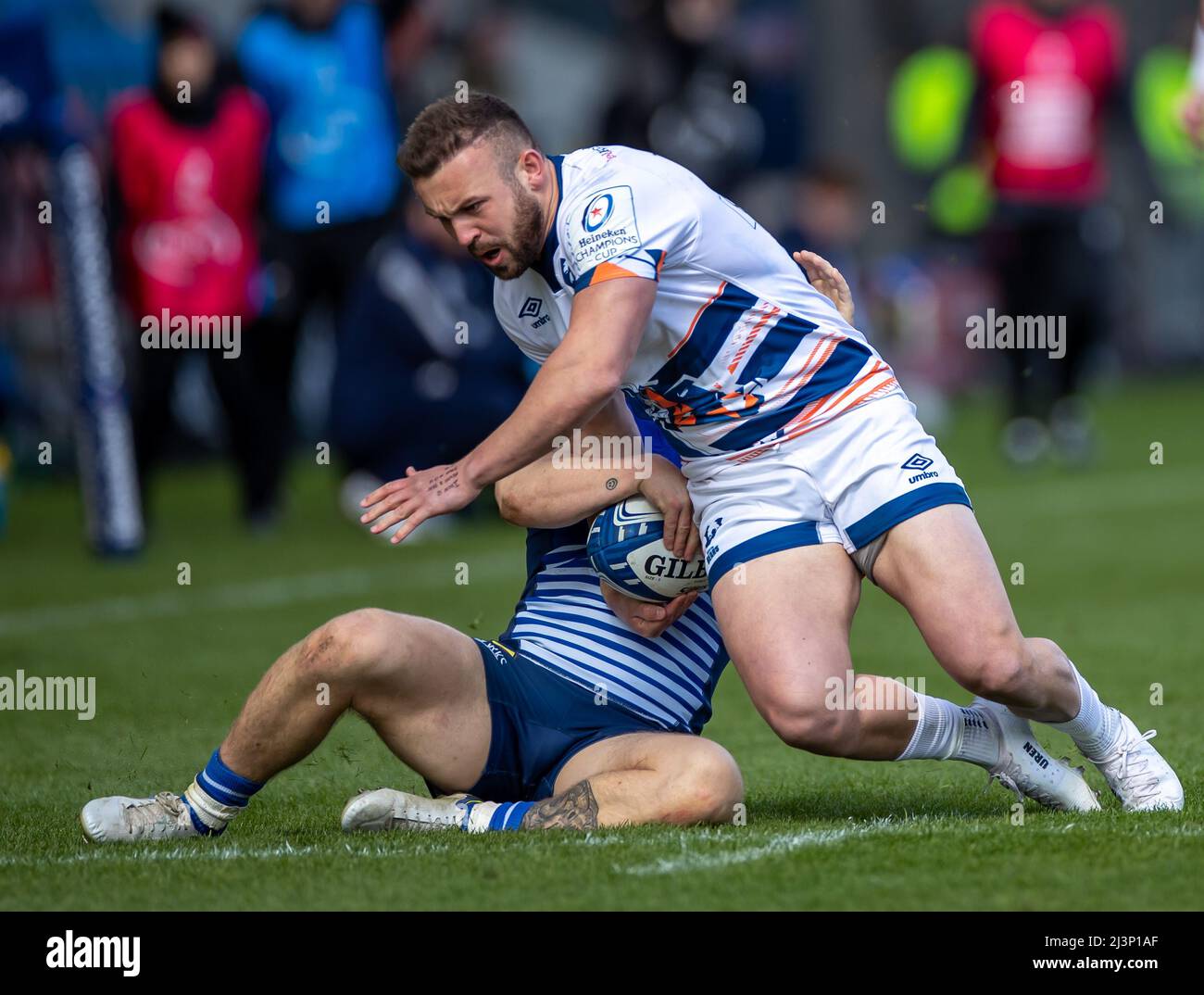 AJ Bell Stadium, Sale, UK. 9th Apr, 2022. European Championship rugby ...