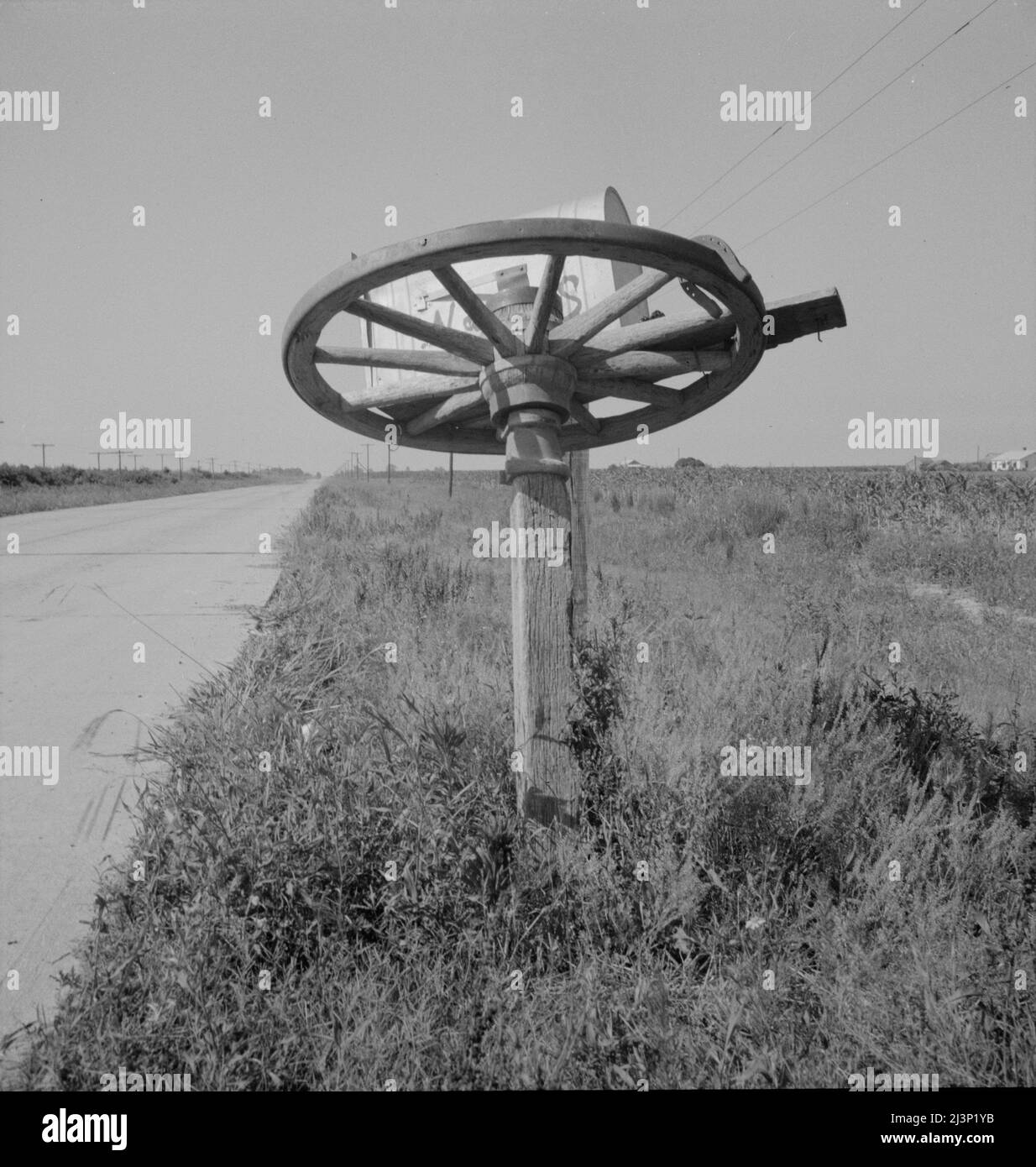 Usa mailbox Black and White Stock Photos & Images - Alamy