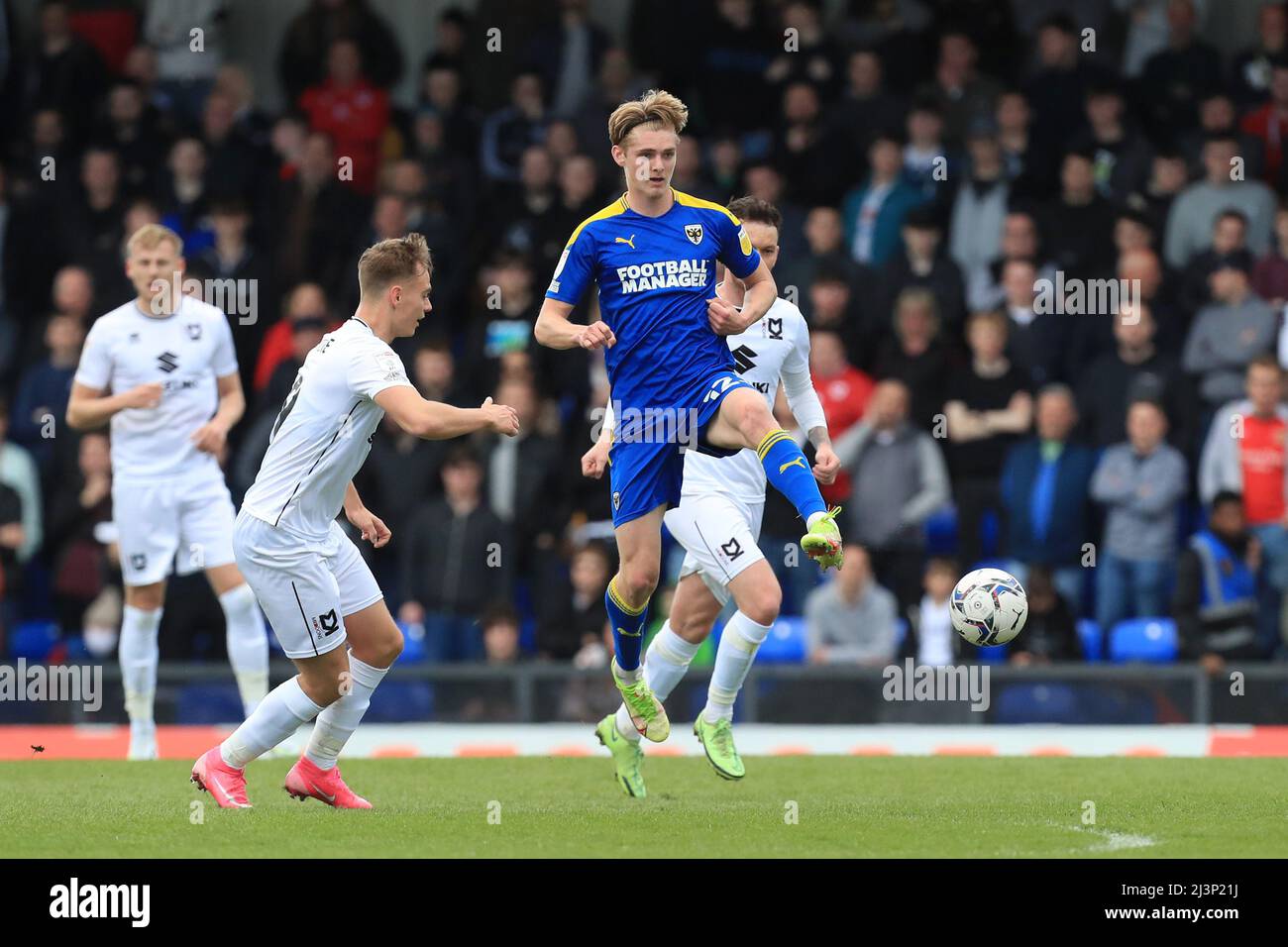 Jack Rudoni #12 of AFC Wimbledon in action Stock Photo - Alamy