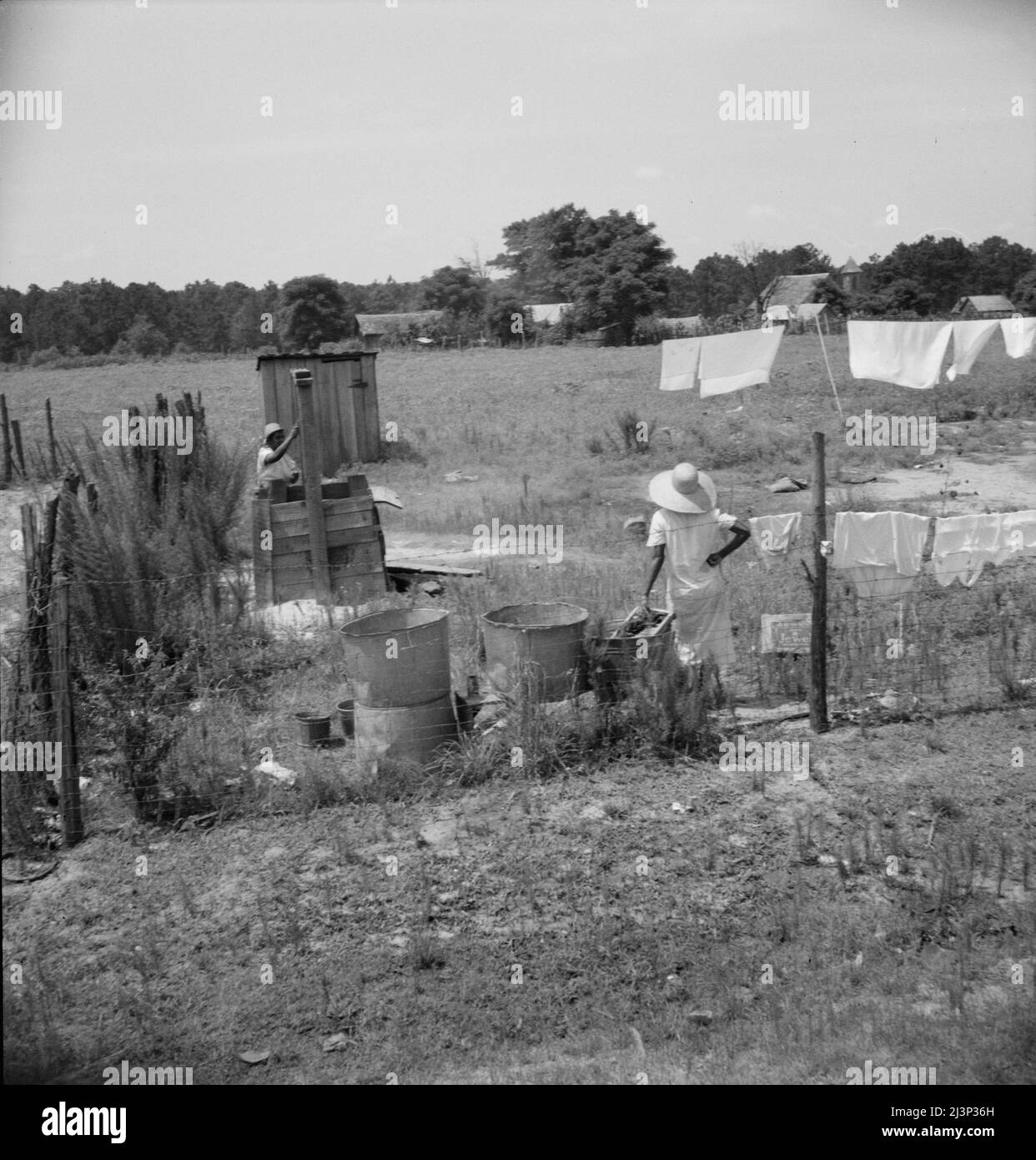 Turpentine worker's camp. Georgia Stock Photo - Alamy