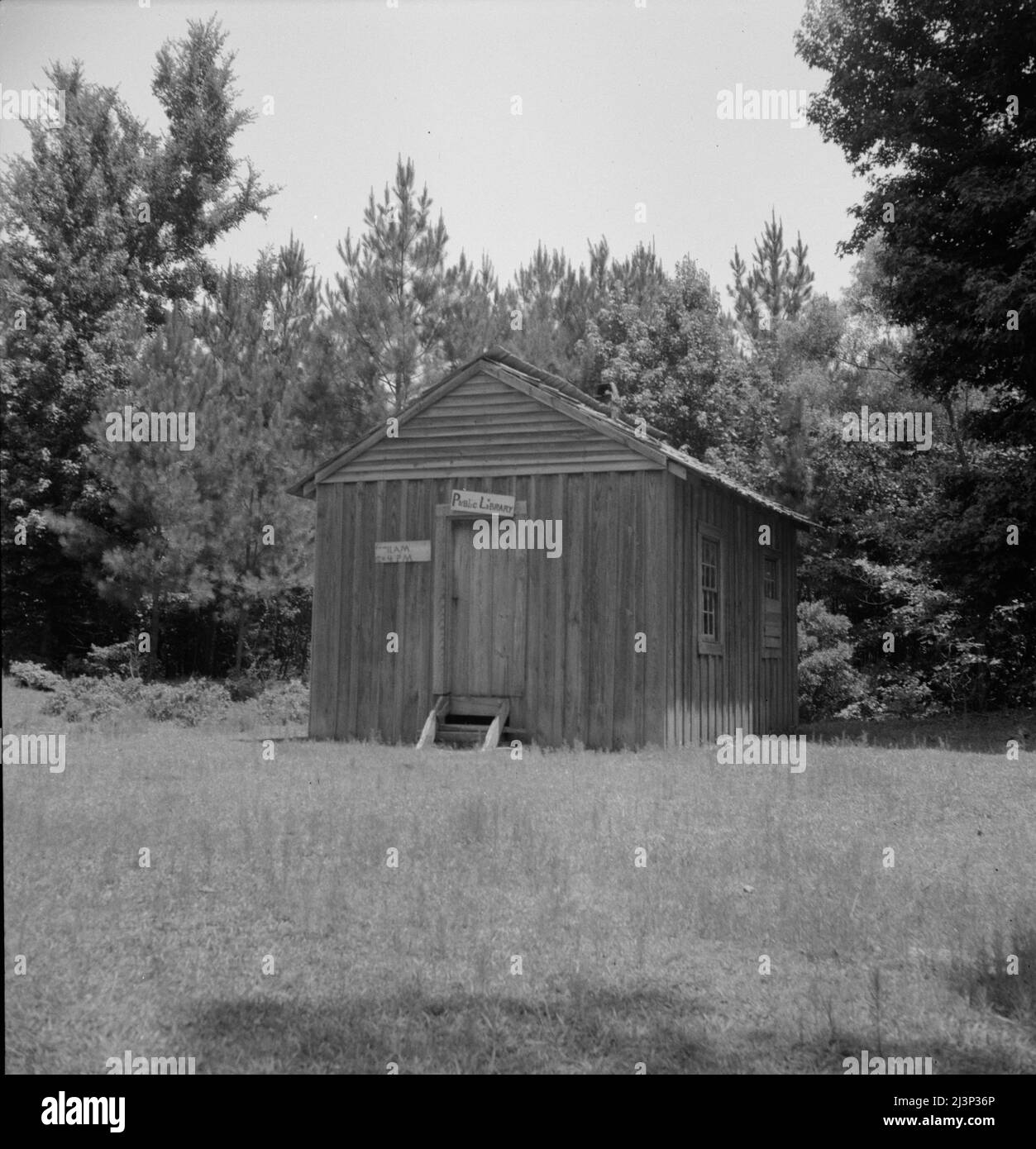 Public library in the southwestern section of Mississippi, in the piney ...