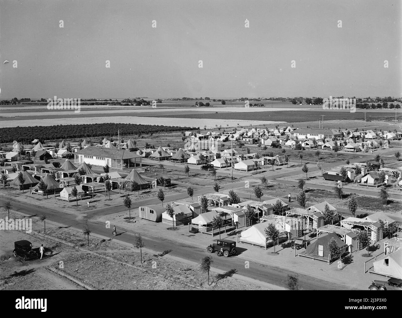 Farm Security Administration camp for migrant agricultural workers at ...