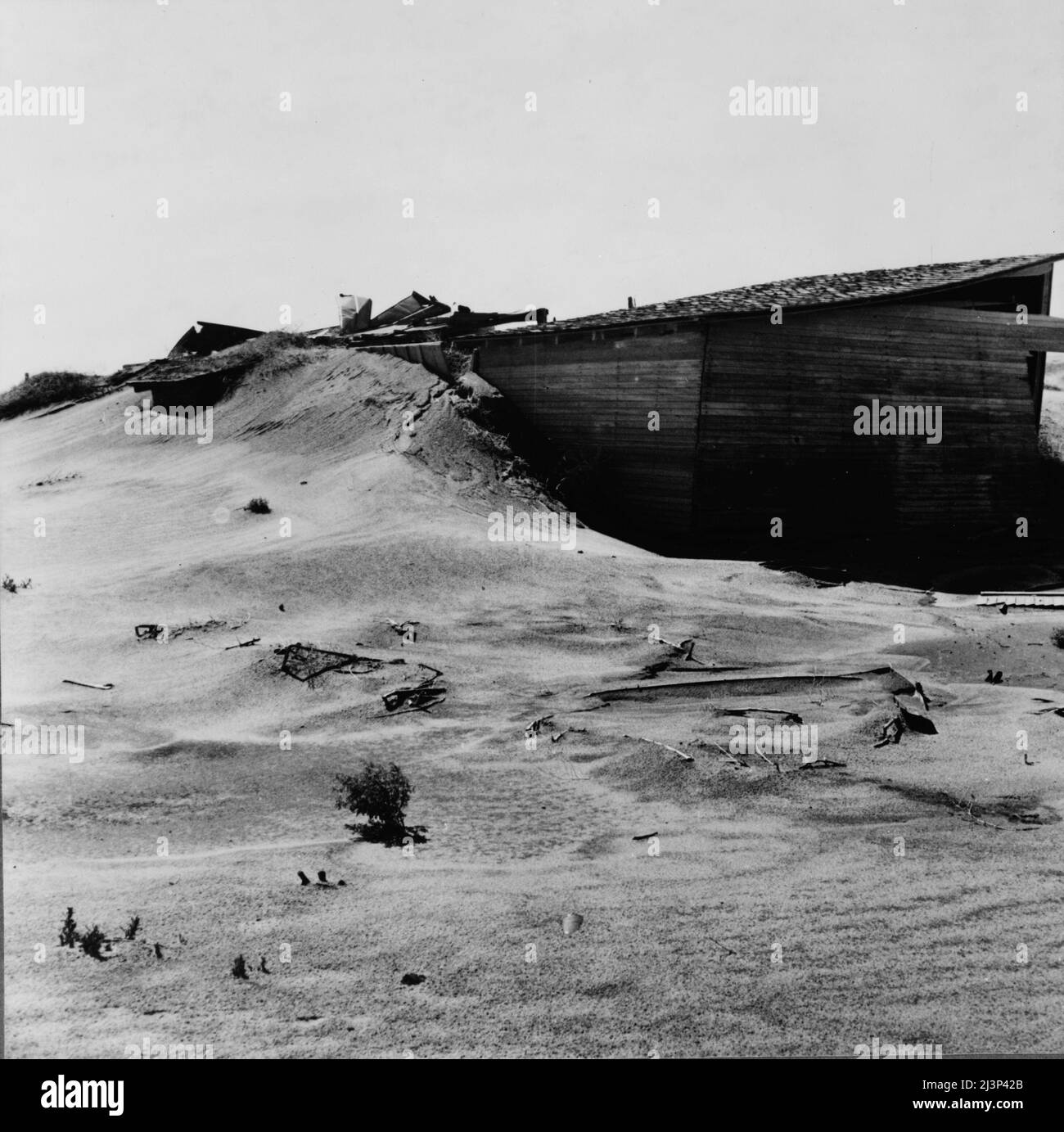 Abandoned farm. Coldwater District, north of Dalhart, Texas Stock Photo ...