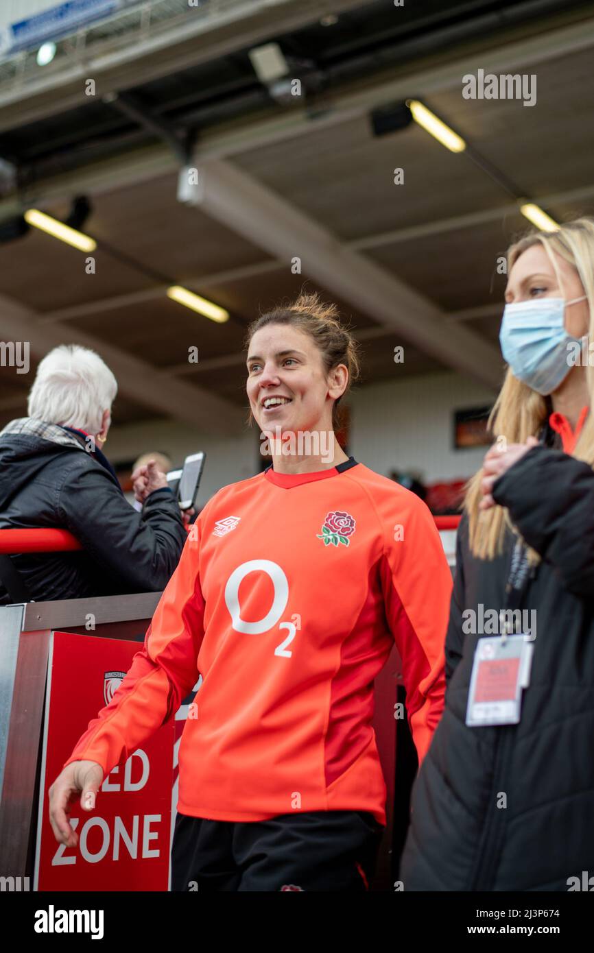 Sarah hunter england rugby hi-res stock photography and images - Alamy