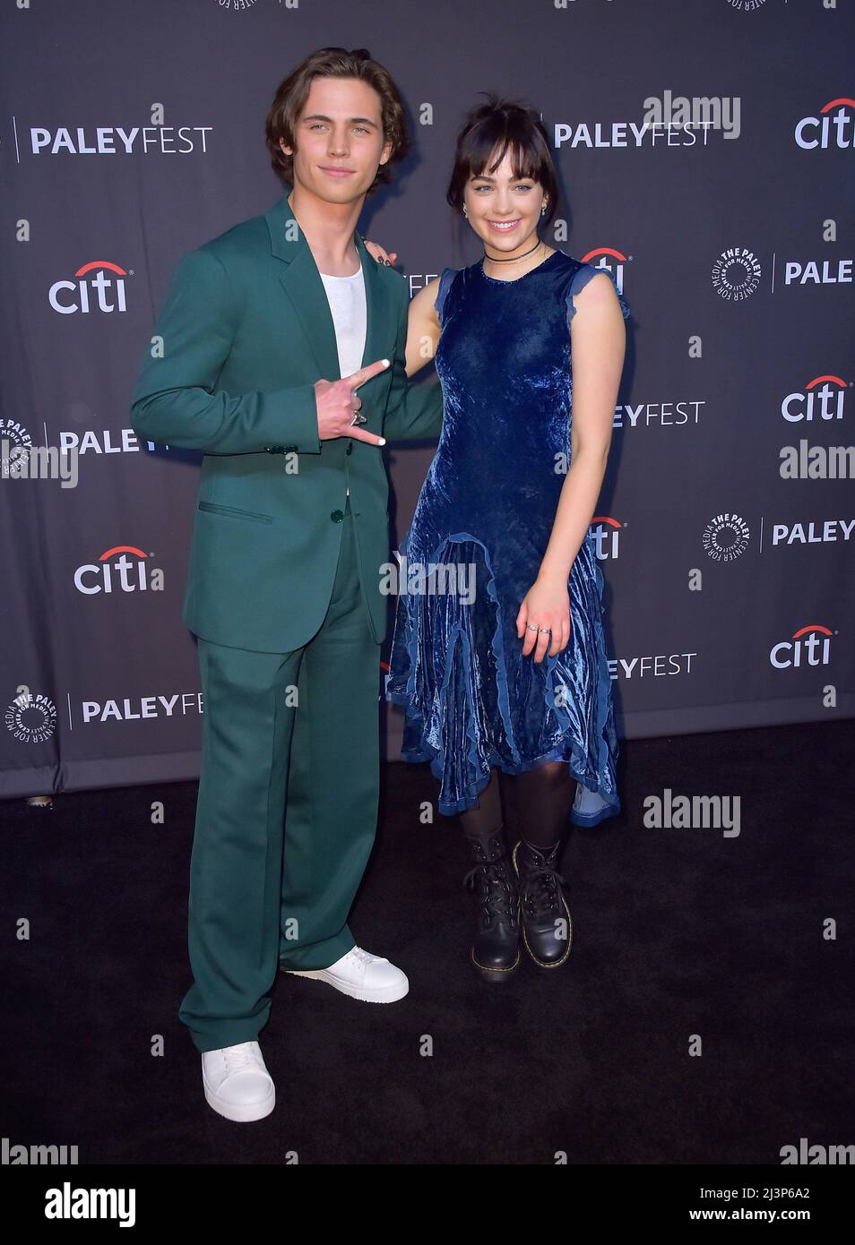 Los Angeles, USA. 08th Apr, 2022. Tanner Buchanan and Mary Mouser at ...
