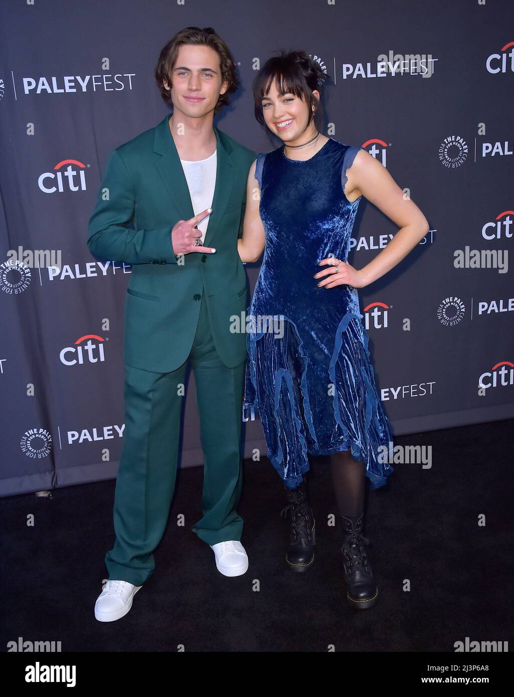 Los Angeles, USA. 08th Apr, 2022. Tanner Buchanan and Mary Mouser at ...