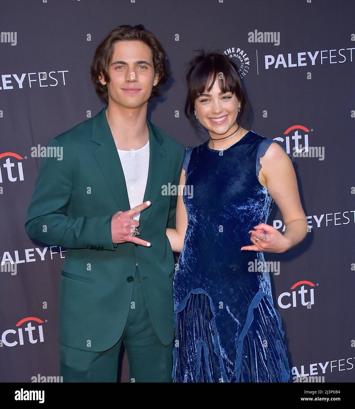 Los Angeles, USA. 08th Apr, 2022. Tanner Buchanan and Mary Mouser at ...