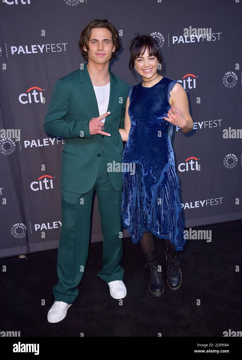 Los Angeles, USA. 08th Apr, 2022. Tanner Buchanan and Mary Mouser at ...