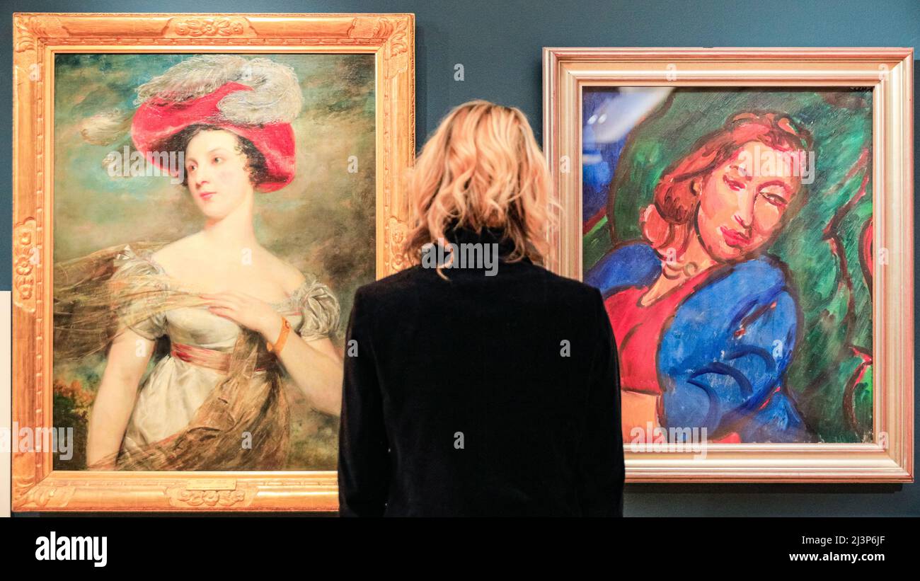 London, UK. 09th Apr, 2022. A gallery assistant with 'Miss Chester ...