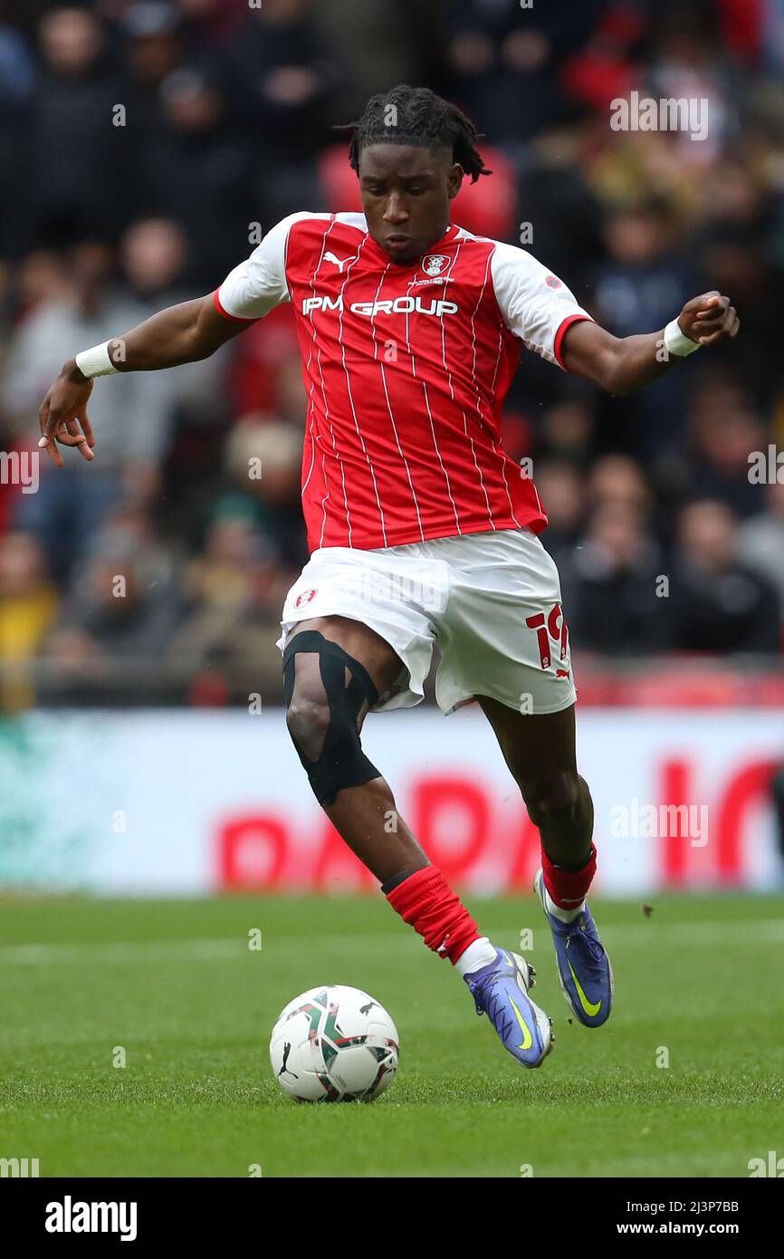 Joshua Kayode of Rotherham United - Rotherham United v Sutton United ...