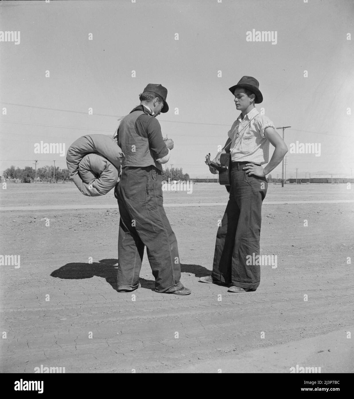 One of the roads leading into Calipatria, Imperial County, California ...
