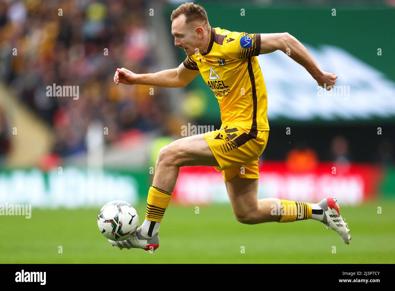 Coby Rowe of Sutton United - Rotherham United v Sutton United, EFL Papa ...