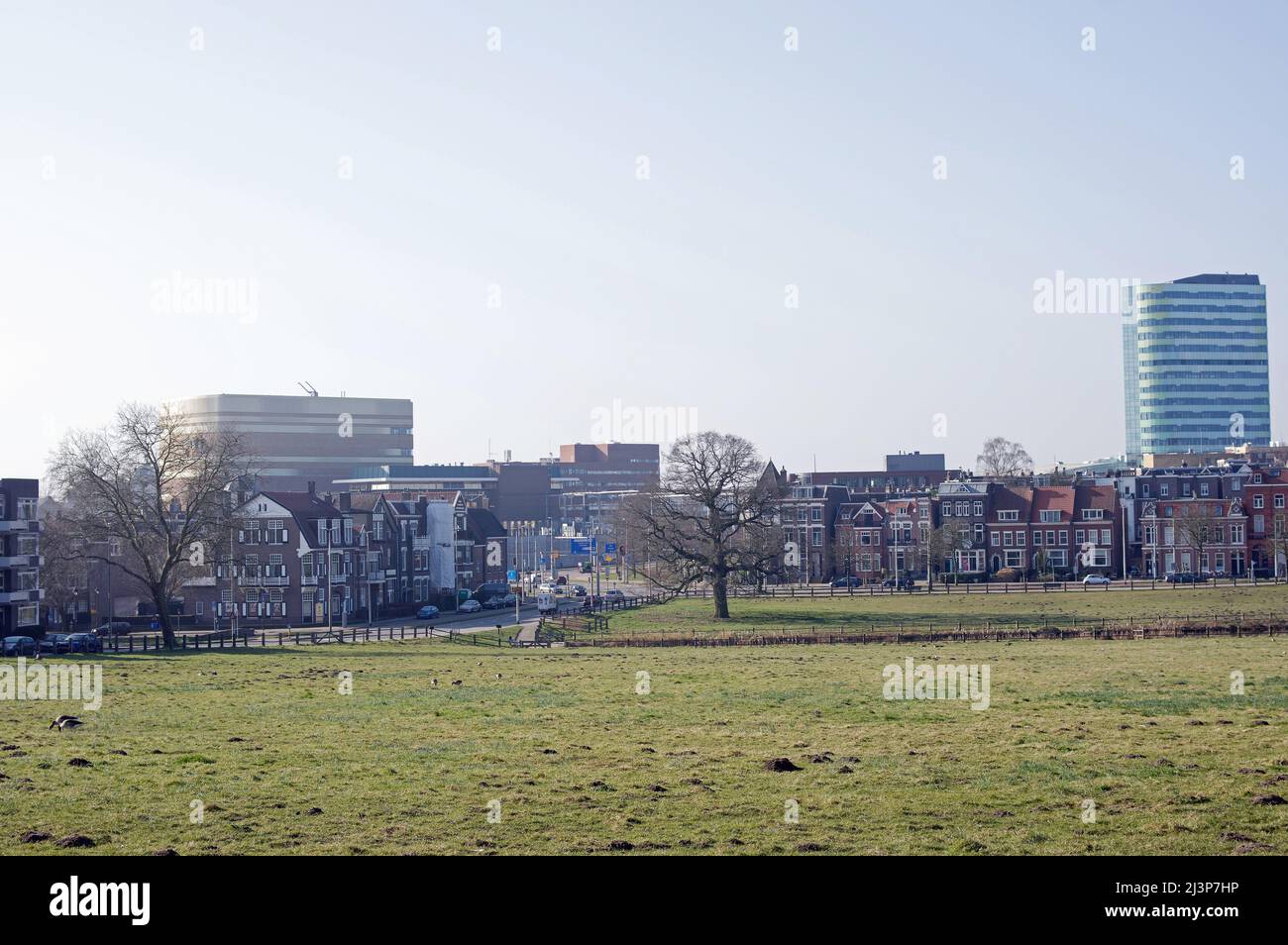 Arnhem, Netherlands - March 5, 2022: Cityscape of the center of Arnhem ...