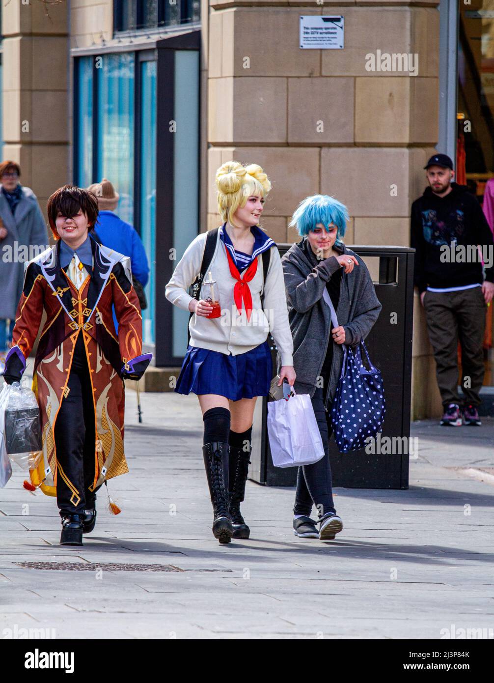 Dundee, Tayside, Scotland, UK. 9th Apr, 2022. COSPLAY, gaming, and ...