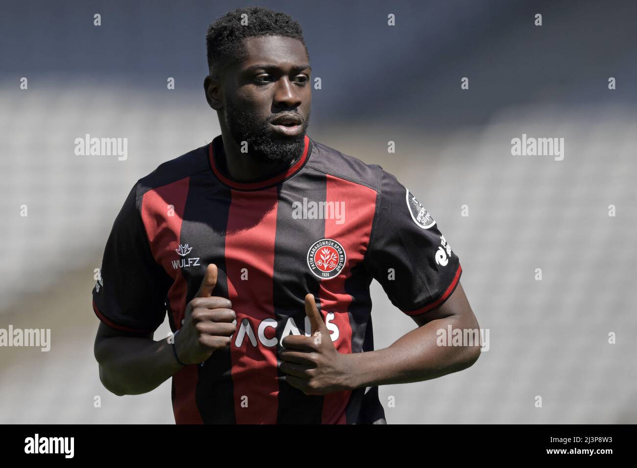ISTANBUL - Derrick Luckassen of Fatih Karagumruk SK during the Turkish ...