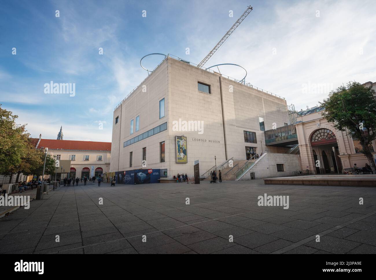 Leopold Museum at MuseumsQuartier - Vienna, Austria Stock Photo - Alamy