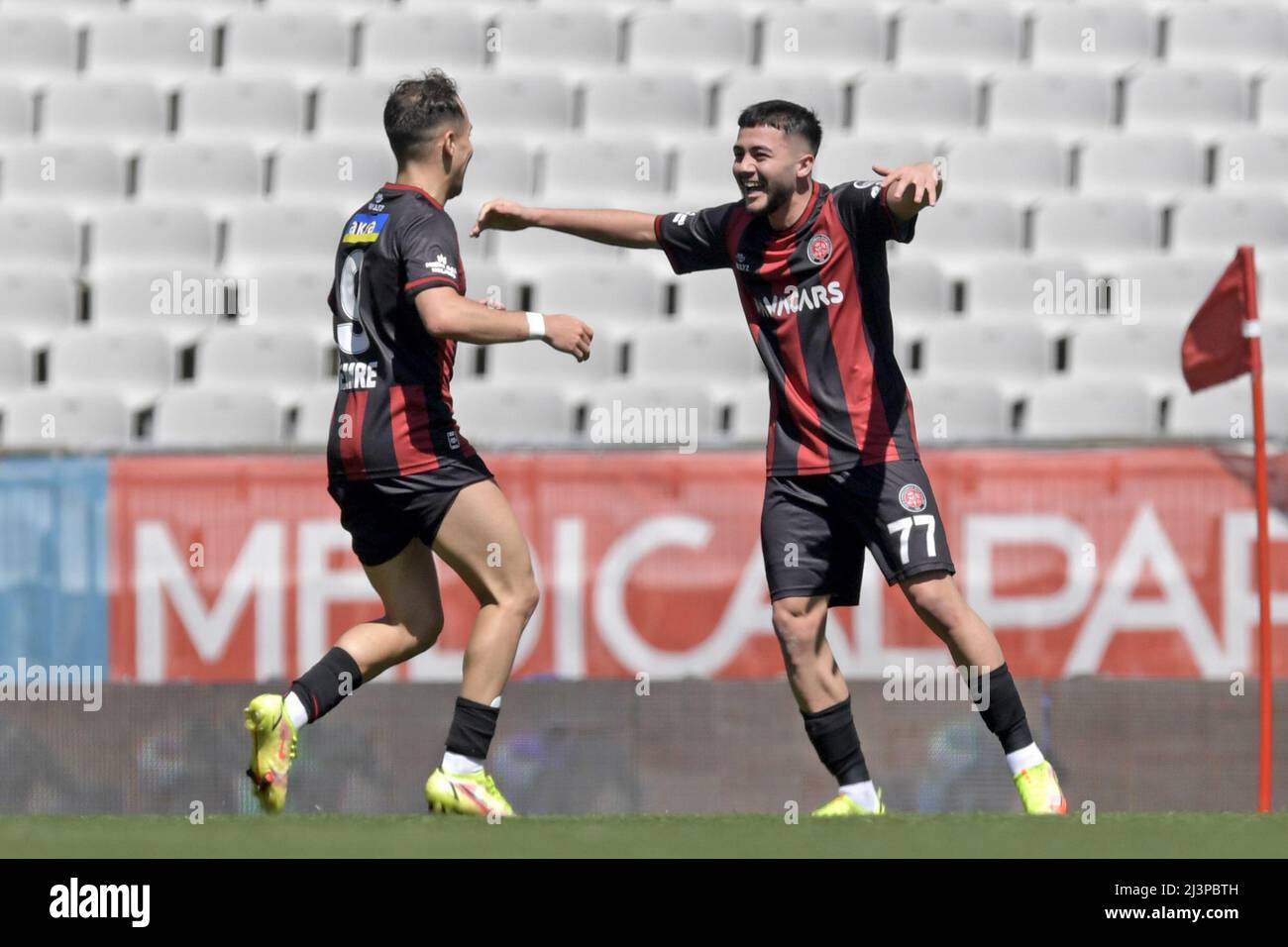 ISTANBUL - (lr) Emre Mor of Fatih Karagumruk SK, Adnan Ugur of Fatih ...