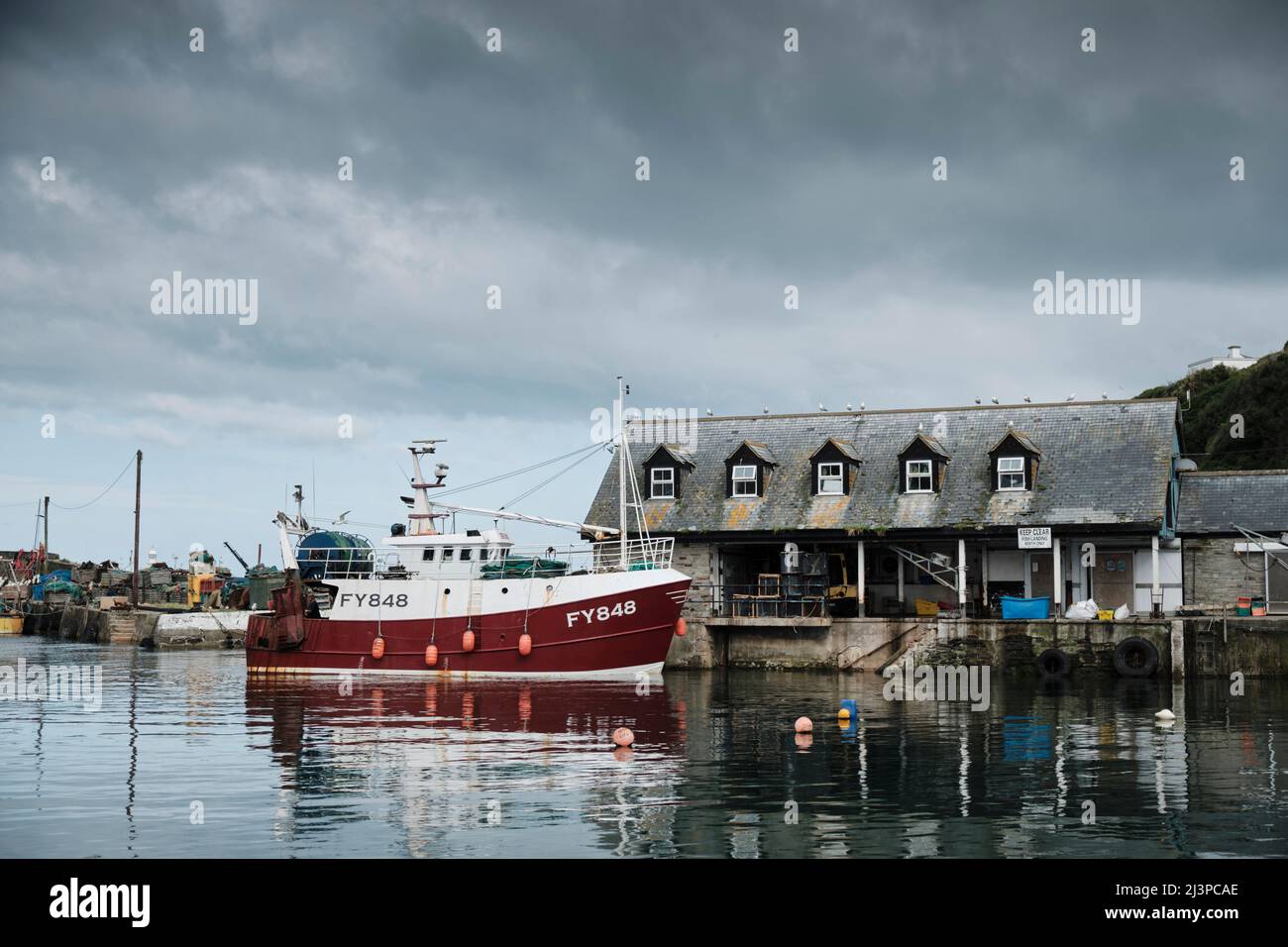 British fishing fleet, Fishing boat Defiant FY848 returning to ...