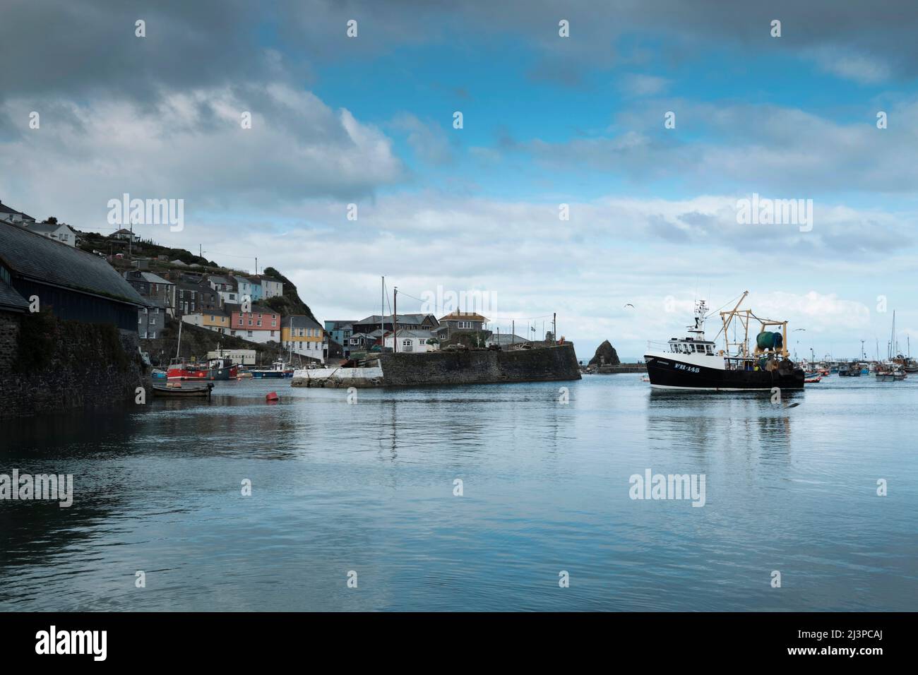 British fishing fleet, fishing boat Copious FH145 returning to ...
