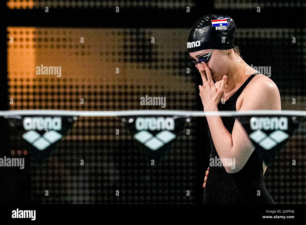 EINDHOVEN, NETHERLANDS - APRIL 9: Rosey Metz competing in the Women ...