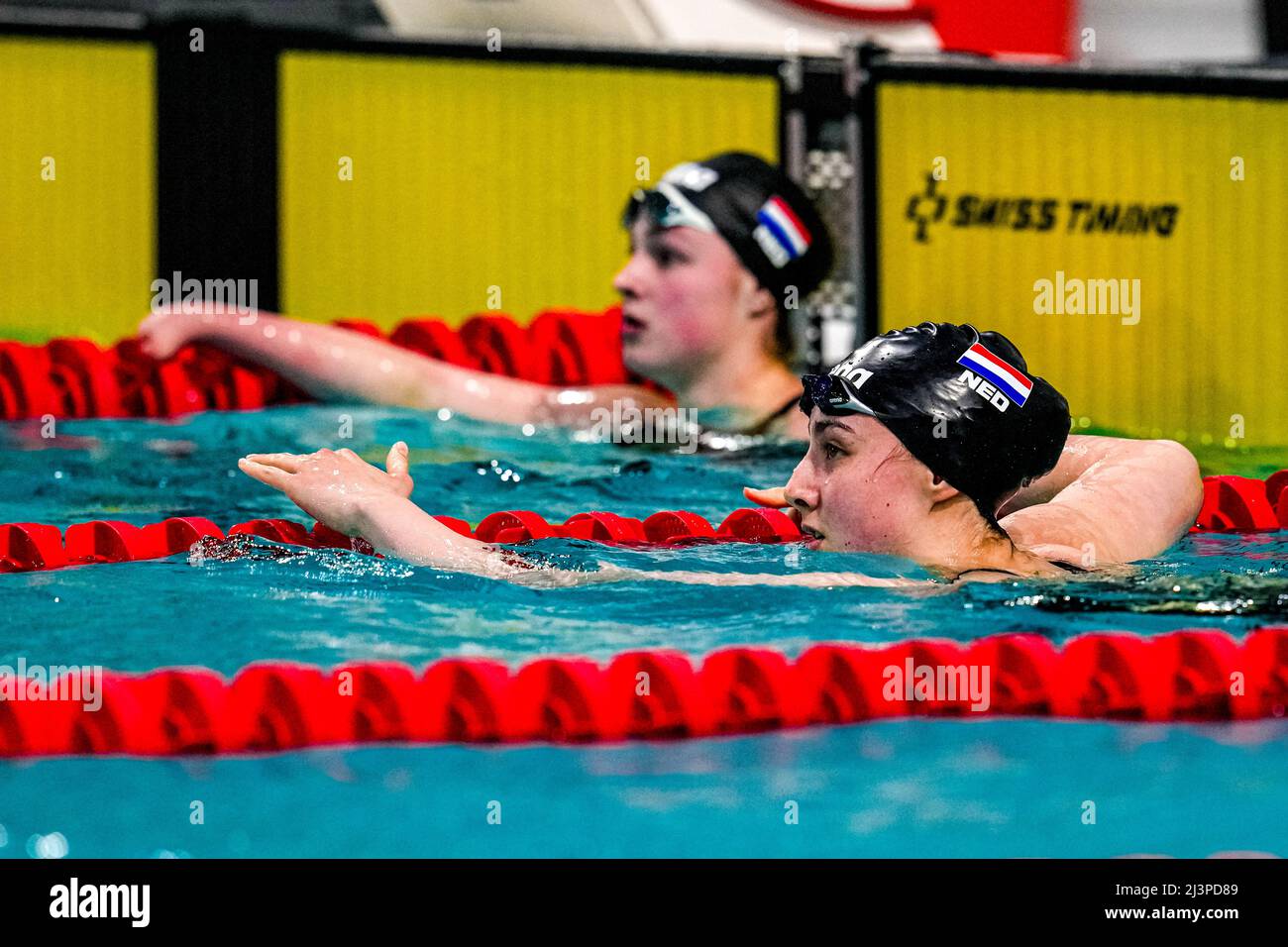 EINDHOVEN, NETHERLANDS - APRIL 9: Rosey Metz competing in the Women ...