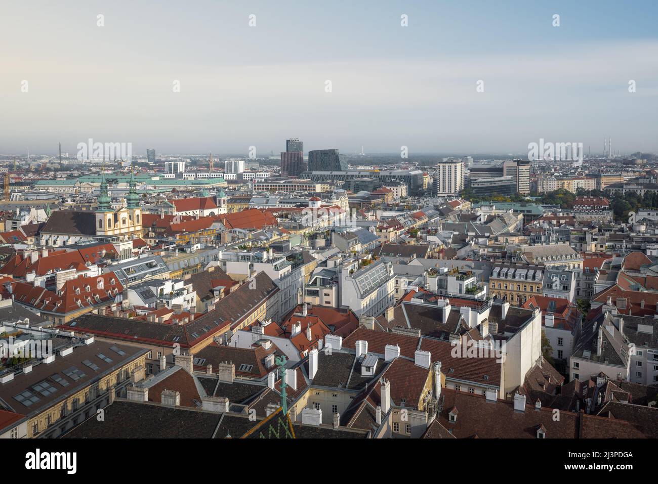 Aerial view of Vienna - Vienna, Austria Stock Photo - Alamy