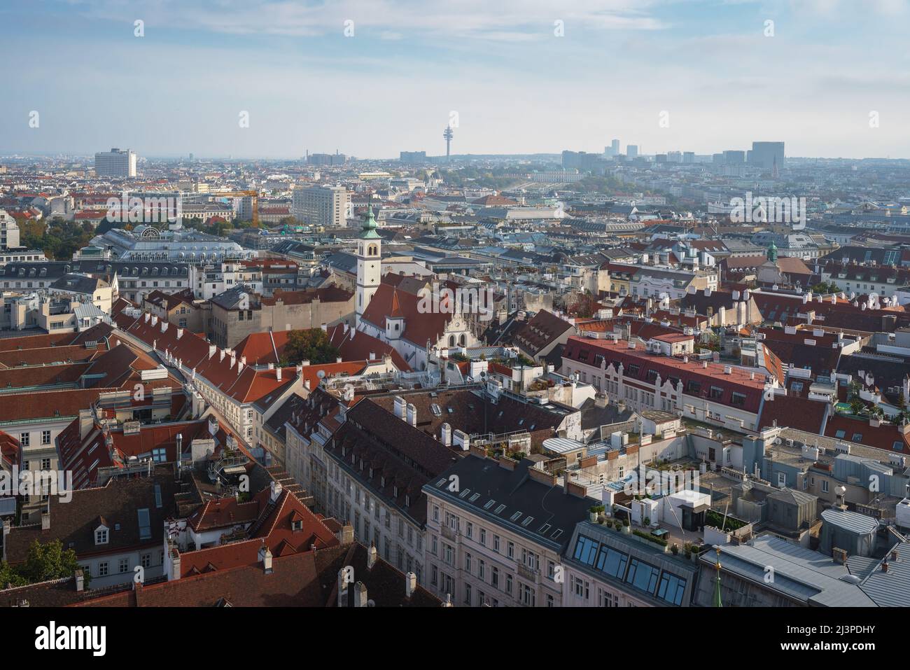 Aerial view of Vienna - Vienna, Austria Stock Photo - Alamy