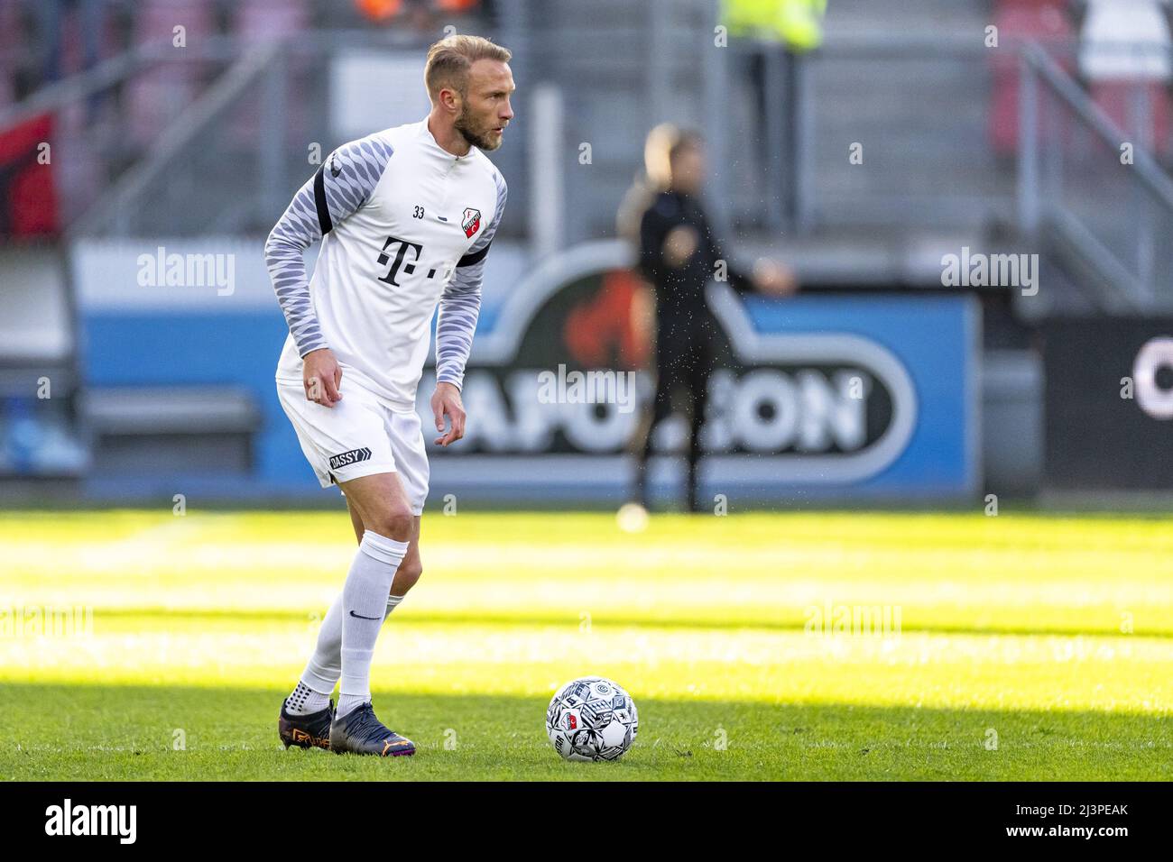UTRECHT, Netherlands, 09-04-2022, football, , Dutch eredivisie, season 2021 / 2022, during the ...