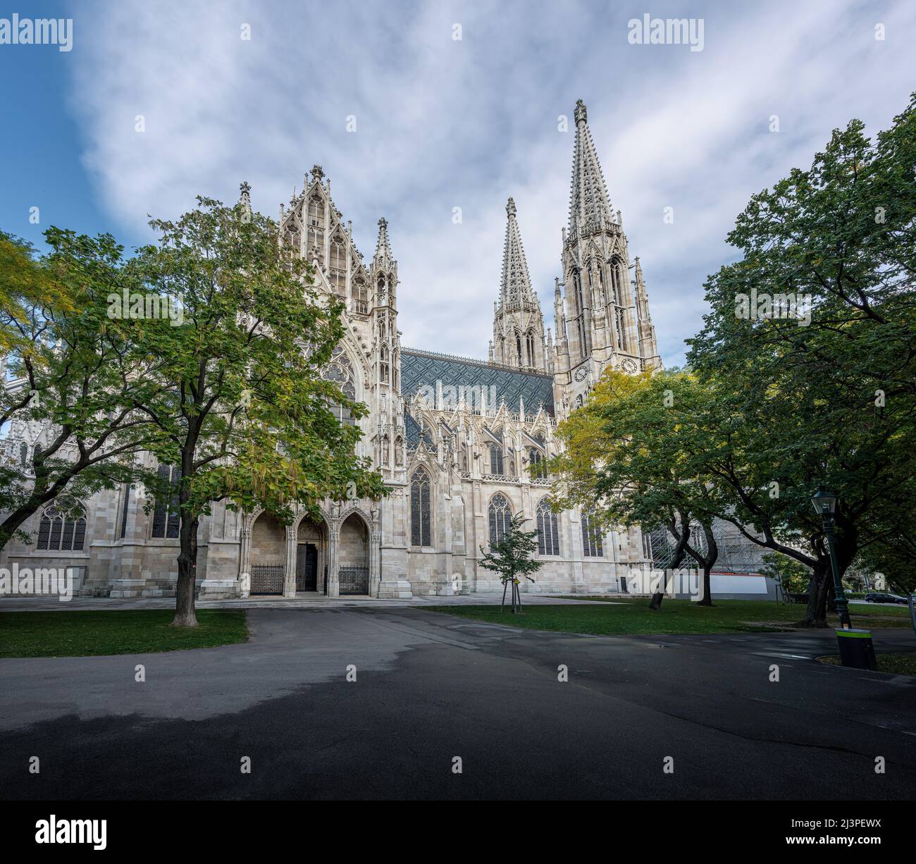 Religion religious tower town neo gothic gothic attraction hi-res stock ...