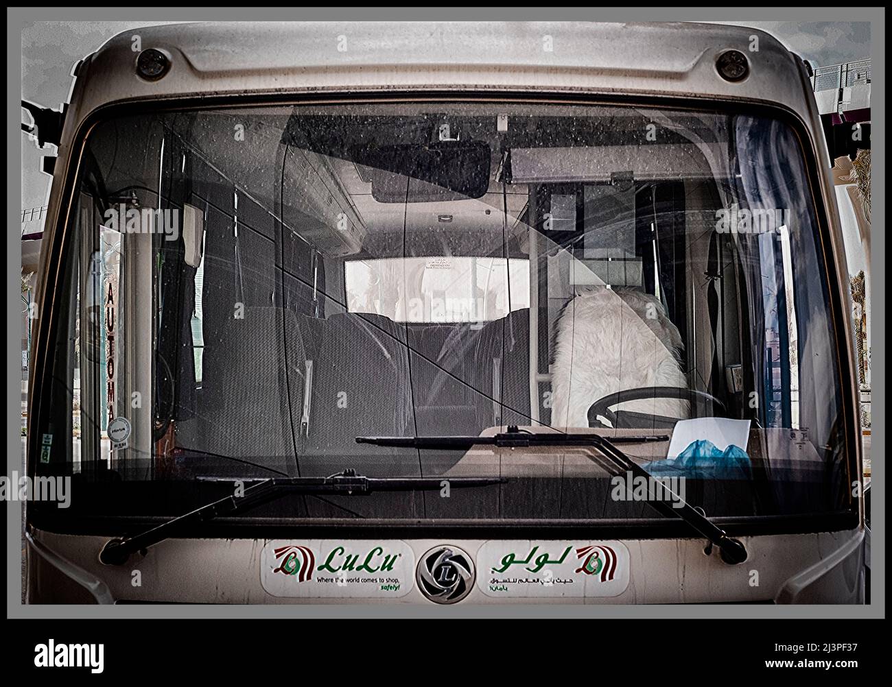 Front of Bus - HDR Stock Photo - Alamy