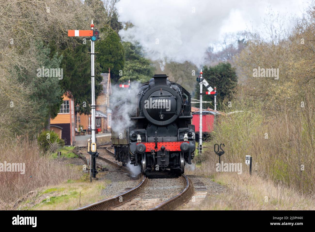 Steam engine train rail railway loco locomotive hi-res stock ...